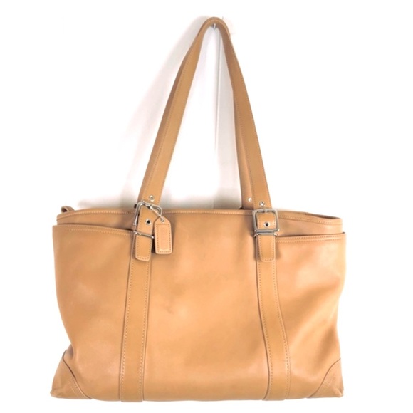 Coach | Bags | Coach Hampton Large Carryall Tote Bag English Tan ...
